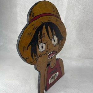 AM Arts | Art | One Piece Young Luffy Standing Wood Cutout Handcrafted ...
